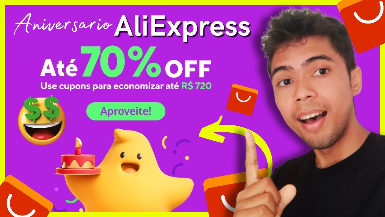 ANIVERSARIO ALIEXPRESS Melhor Promoção do ANO🤑 - YouTube