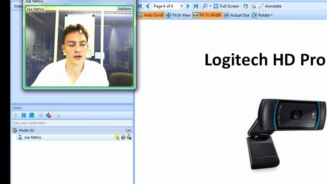 Logitech HD Pro C910 webcam review - YouTube