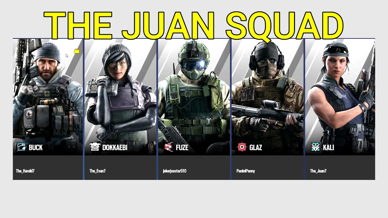 What A 5 Stack In Siege Looks Like... - YouTube