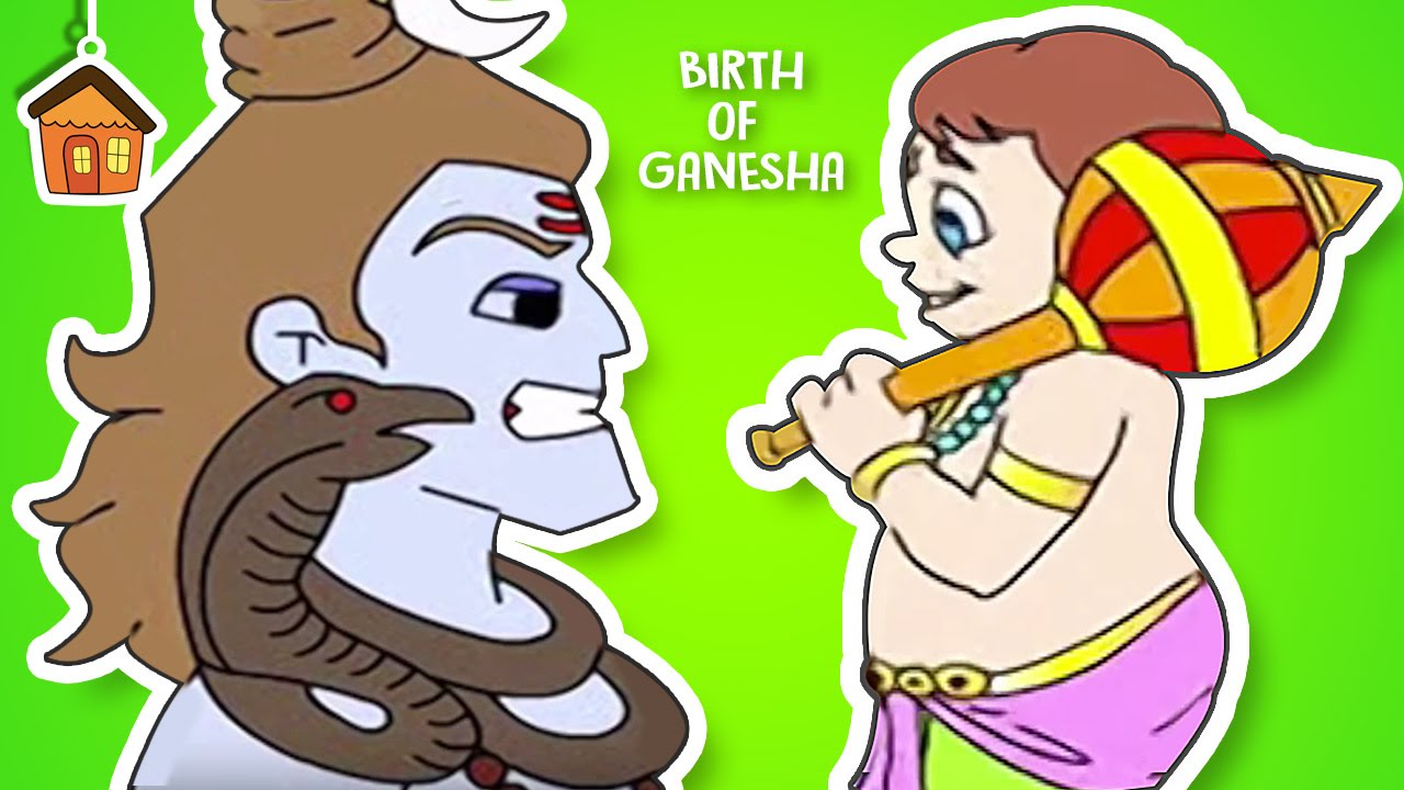 Ganesh Stories In Telugu | Ganesh Birth Story | Cartoon Stories For ...