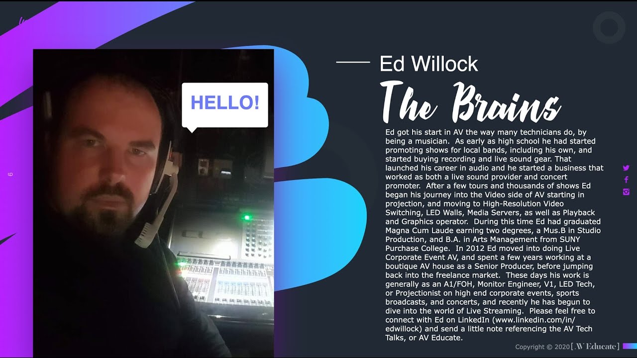 Speaking with Ed Willock - YouTube
