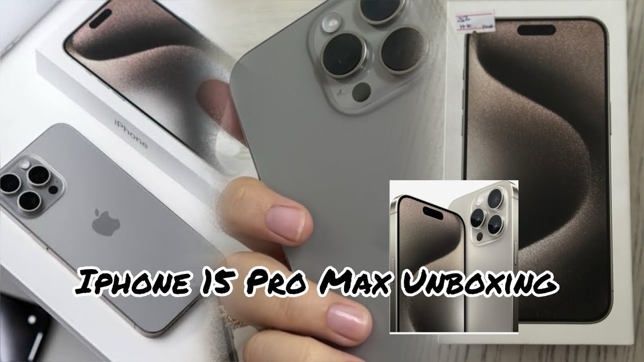 Unboxing the iPhone 15 Pro Max | My First-Ever Vlog | Fun & Surprises ...