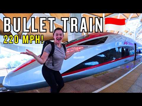 Indonesia's First BULLET Train From Jakarta to Bandung 🇮🇩 (Whoosh)