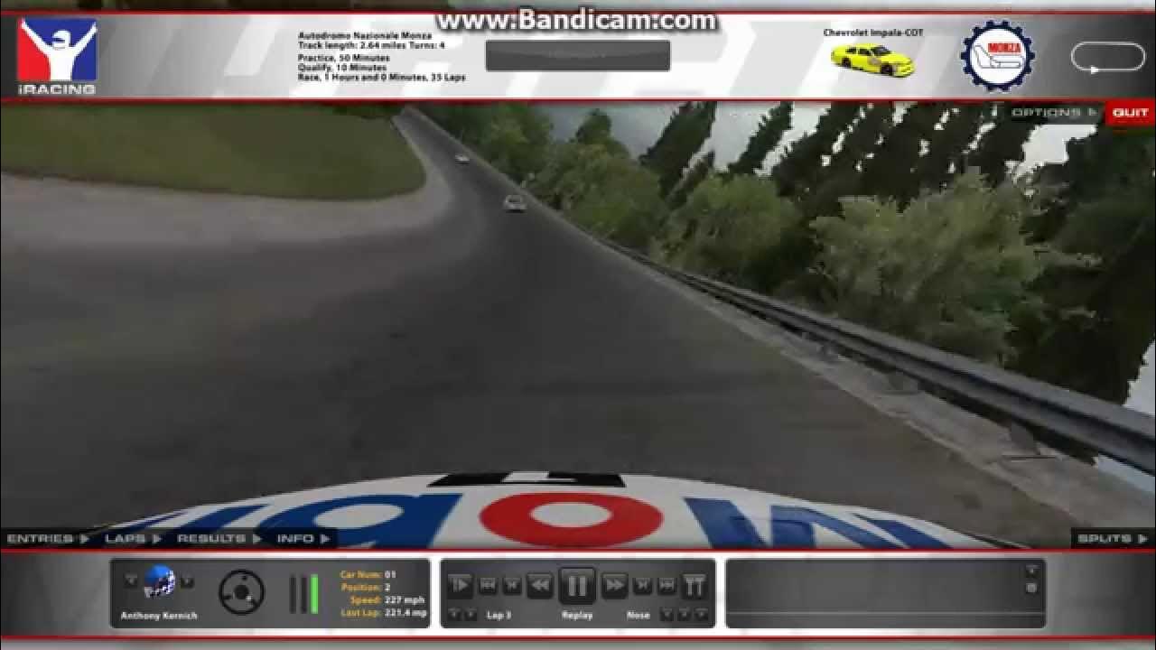 iRacing INSANITY - Monza Oval - YouTube