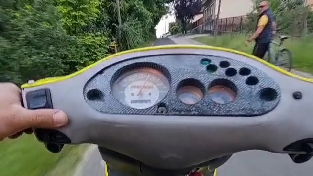 Rare Two-stroke Gilera Runner 180 SP (2003) First full-open throttle ...