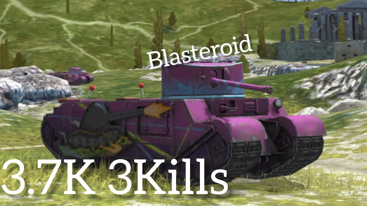 Blasteroid 3.7kDMG 3Kills replay in World of Tanks Blitz - YouTube