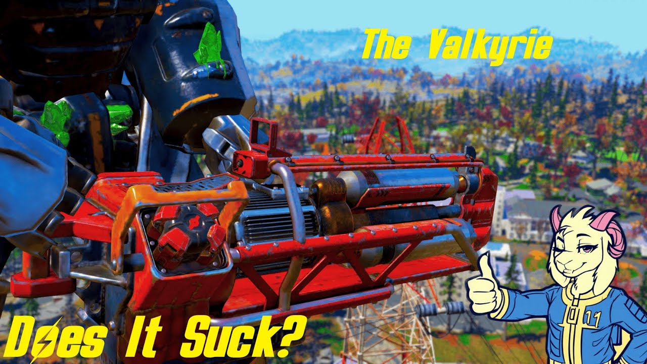 The Valkyrie - Does It Suck? - Fallout 76 Weapon Guides - YouTube