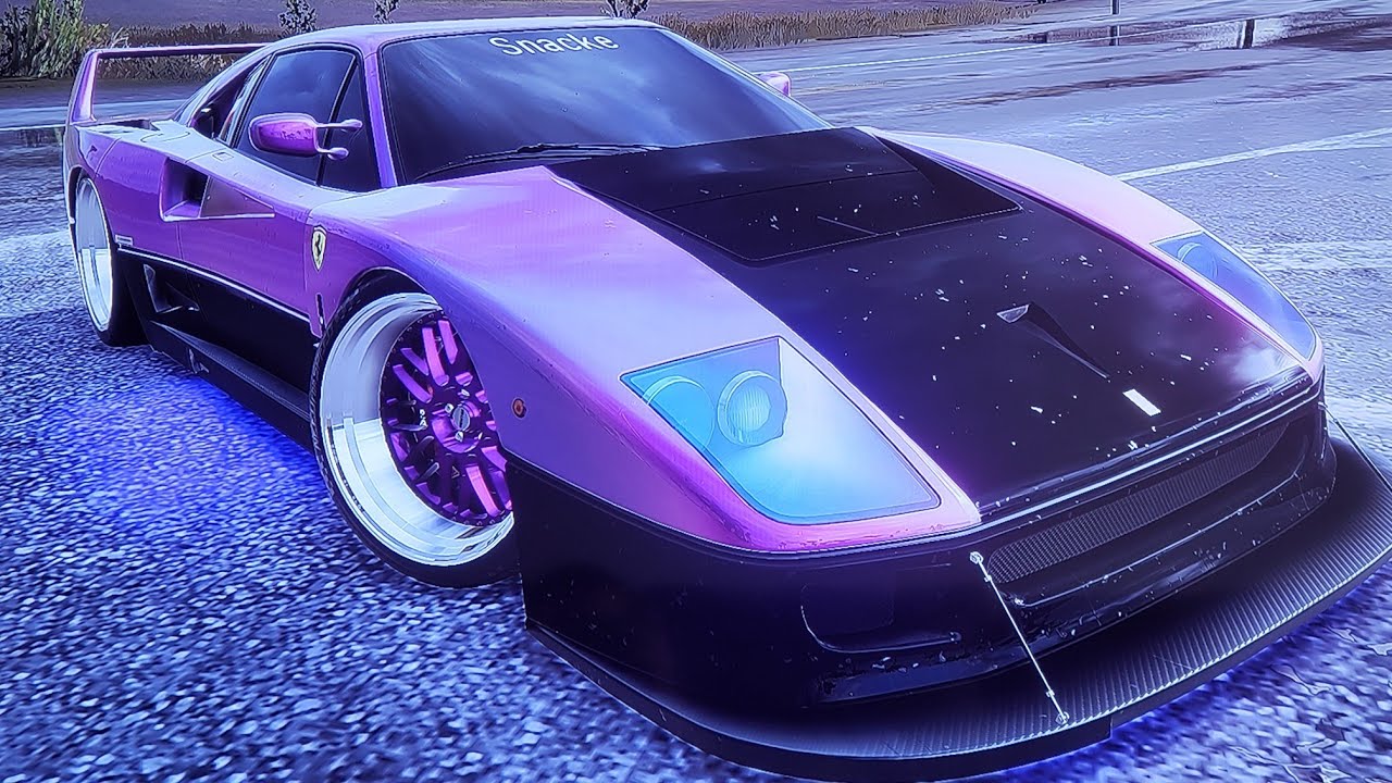 NFS Heat Custom Ferrari F40 - YouTube