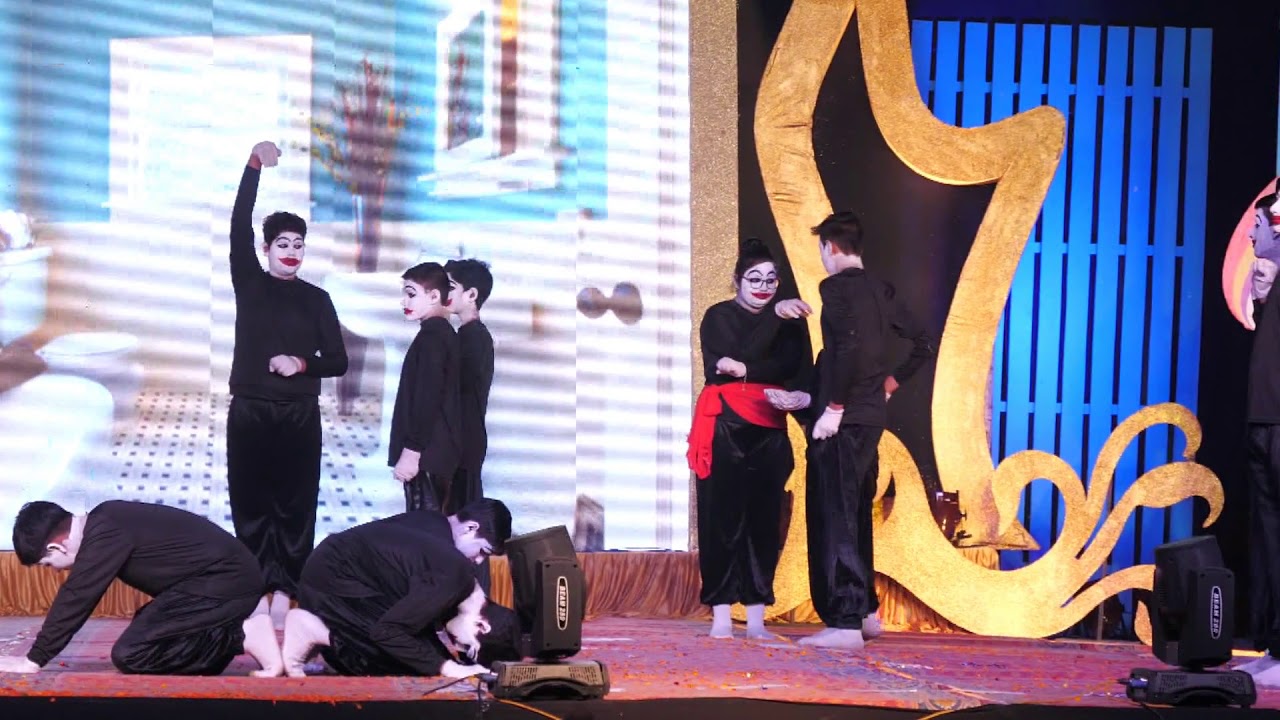 Mime Show performance in Golden Jubilee celebration. - YouTube