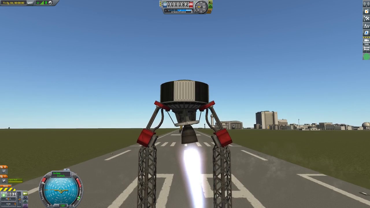 Reliant engine - with gimbal - YouTube