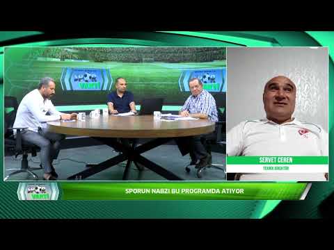 SPOR VAKTİ PROGRAMININ KONUĞU TEKNİK DİREKTÖR SERVET CEREN