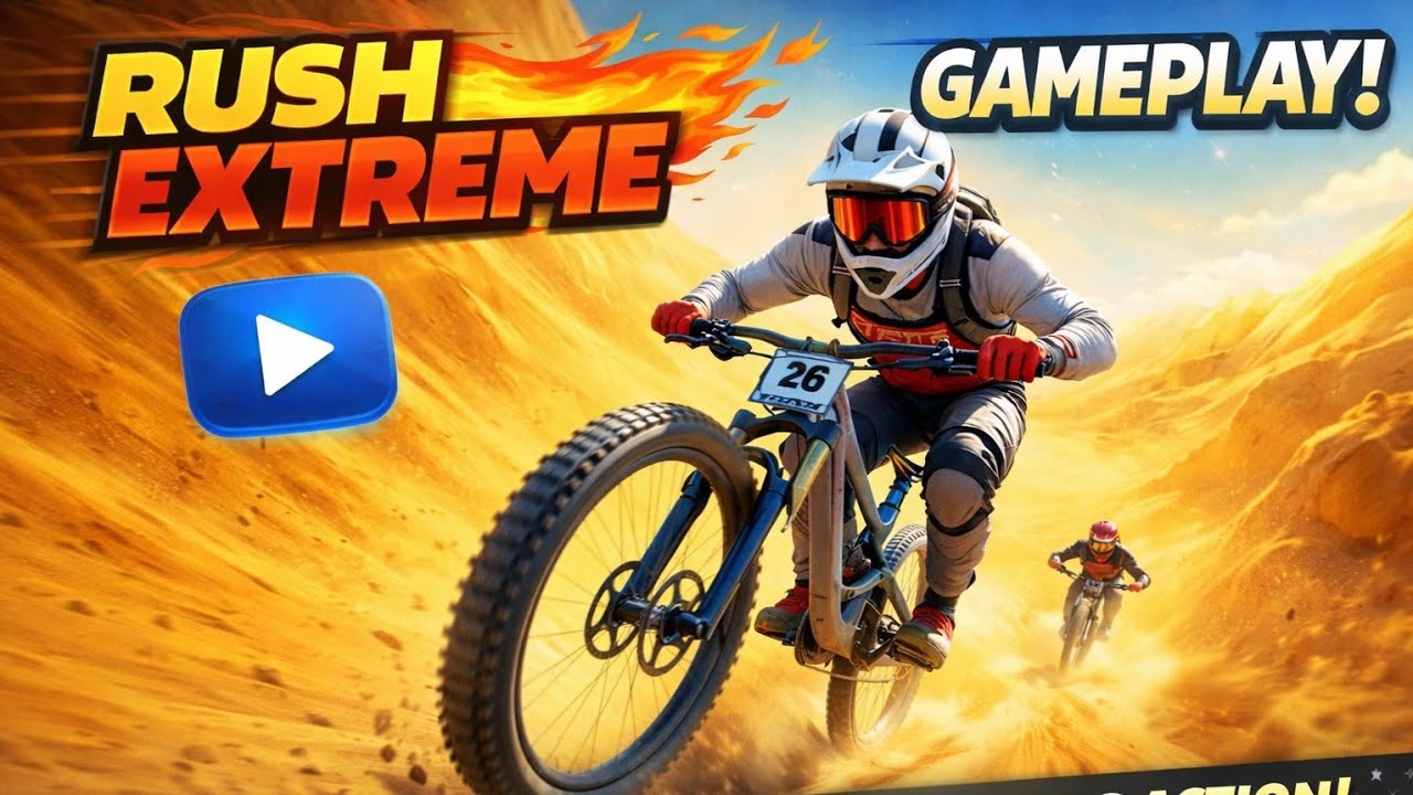 Rush Extreme Bike Game 🔥 | Fastest Downhill Racing Gameplay - YouTube