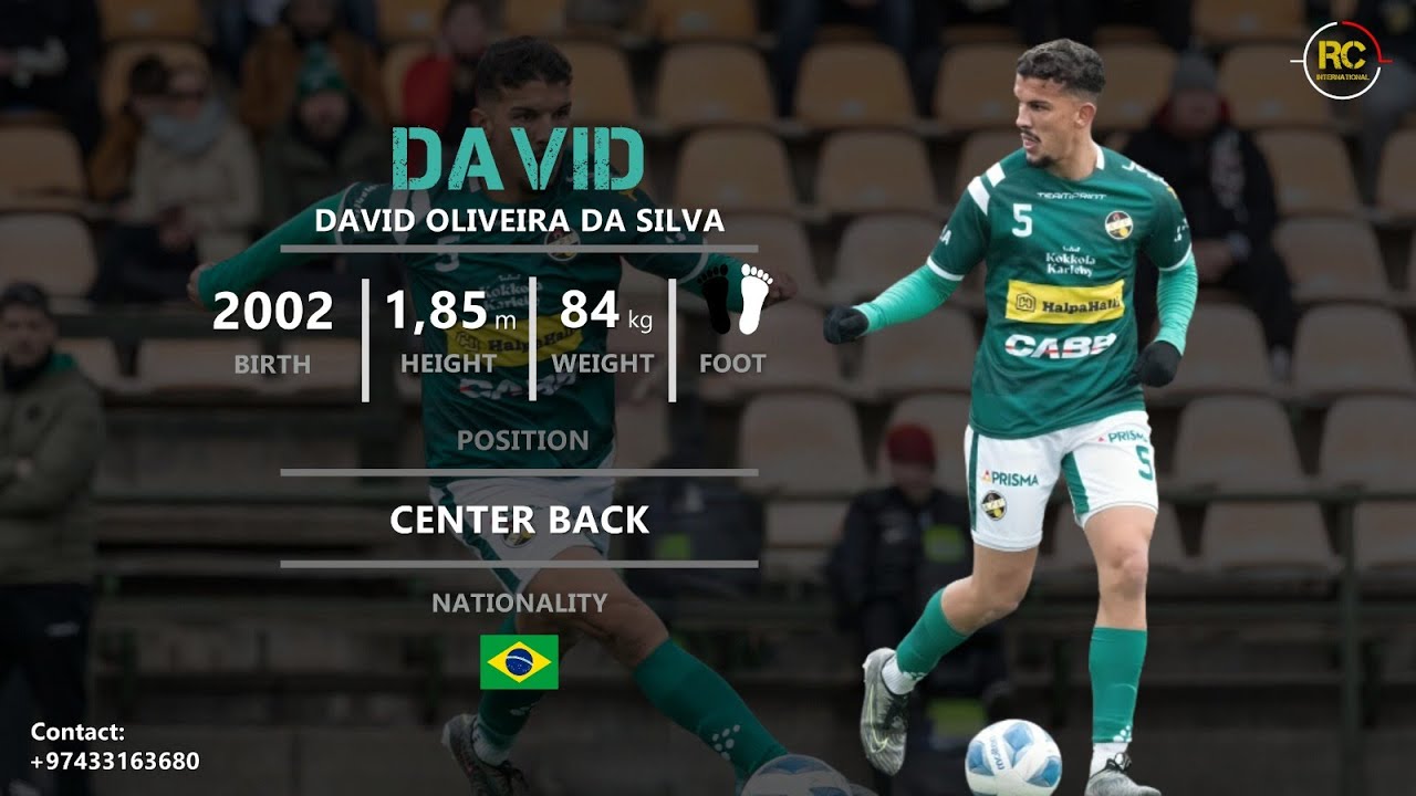 David - Center Back - 2024 - YouTube