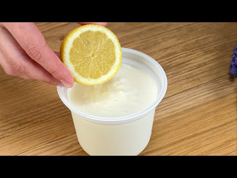 Limon ve yoğurt var mı? 5 dakikada pasta! Büyükannemin tarif kitabındaki meşhur pasta!