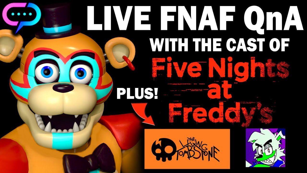 LIVE FNAF QnA With The Cast Of FNAF Security Breach ...