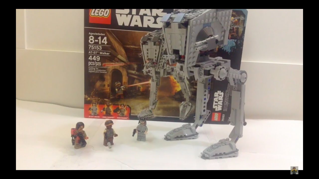 Lego Star Wars Rogue One AT-ST 75153 Review - YouTube