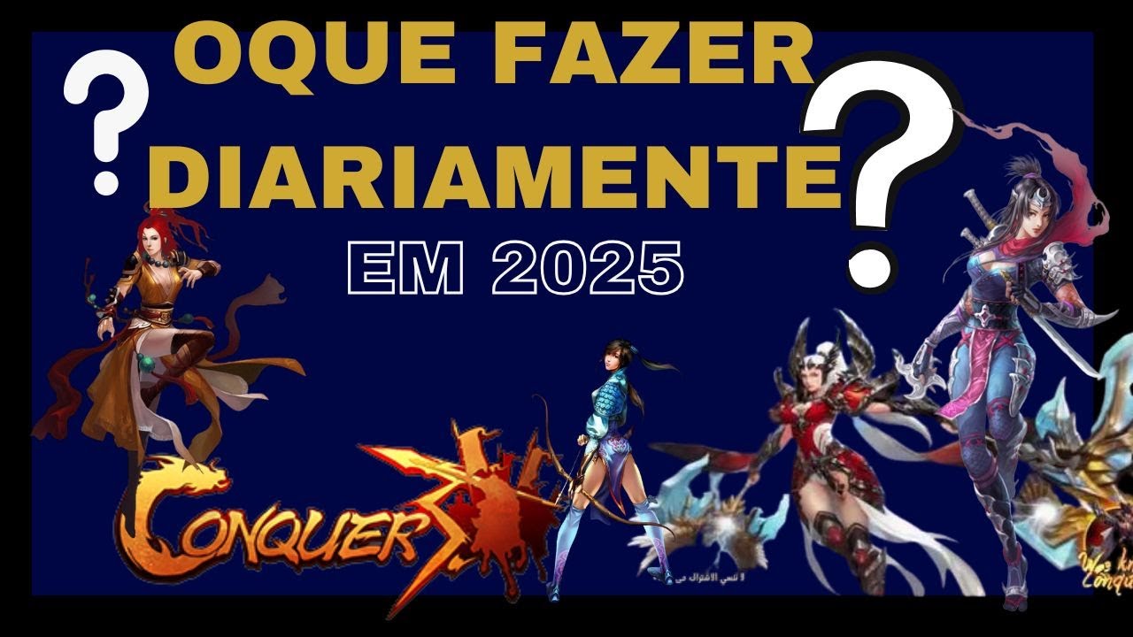 CONQUER ONLINE 3.0 - Oque fazer diariamente em 2025 - YouTube
