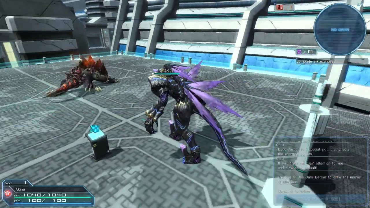 Phantasy Star Online 2 (EN) - Dark Blast Training - YouTube