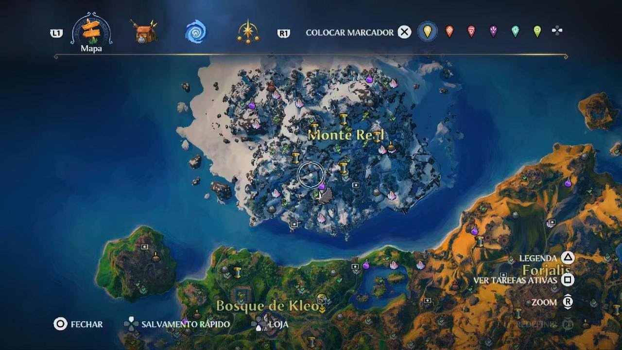 Immortals Fenyx Rising Desafios míticos monte real localização - YouTube