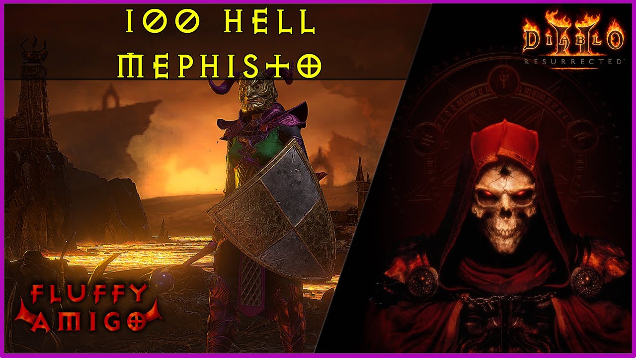 Diablo 2 Resurrected - 100 Hell Mephisto Runs - Drop Highlights! - YouTube