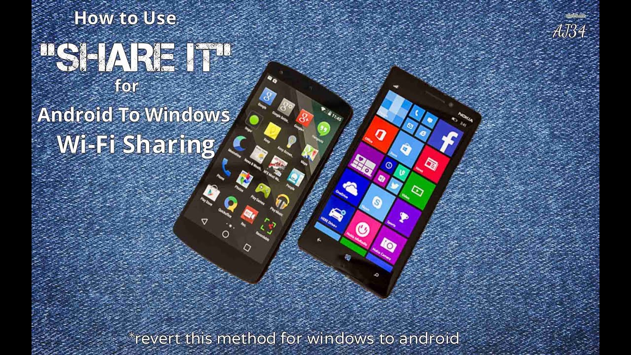 How to Use SHARE it for Andoid to Windows Wi-Fi Sharing - YouTube