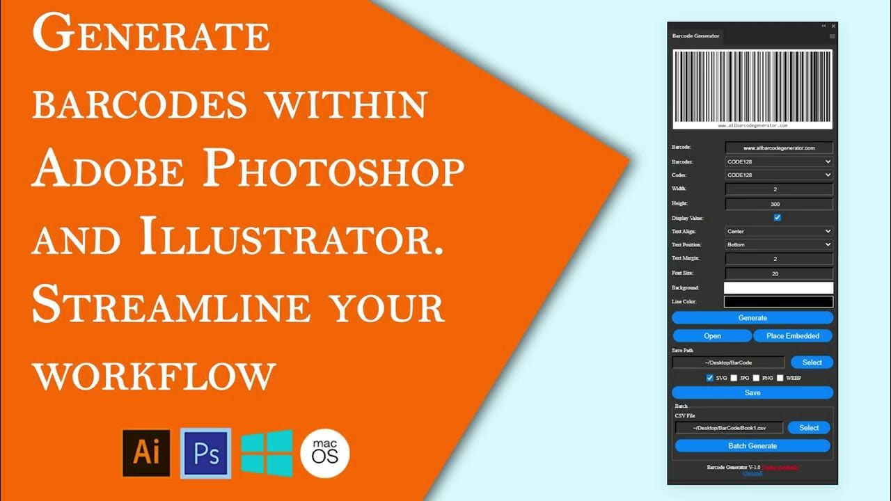 Create, Customize, and Integrate Barcode with Barcode Generator Plug-in ...