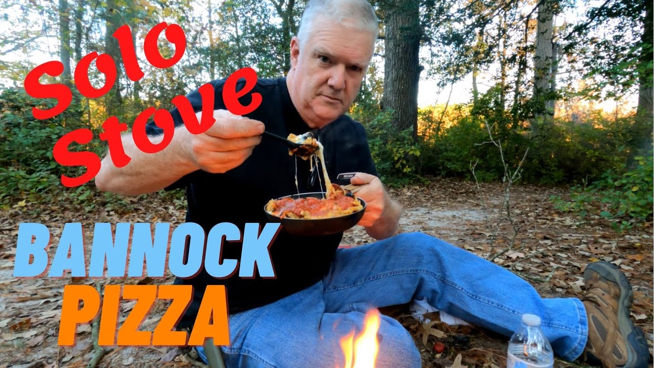 Paddle and Cook, Solo Stove Bannock Pizza - YouTube