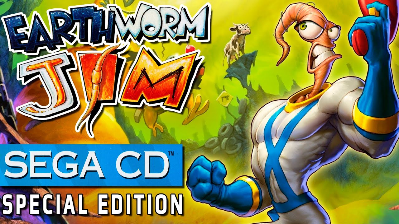 EarthWorm Jim (Sega CD) Special Edition Прохождение на Сега СД - YouTube