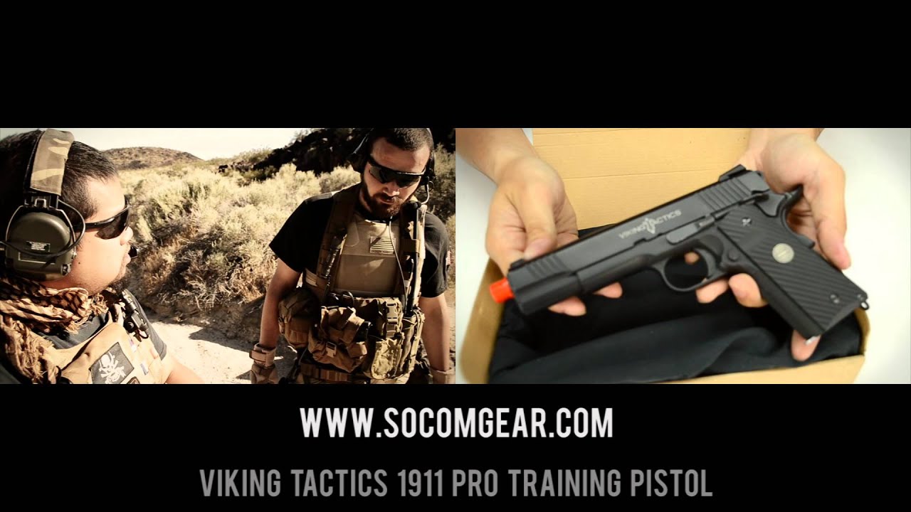 Socom Gear - 1911 Pro Training Pistol by VTAC - YouTube