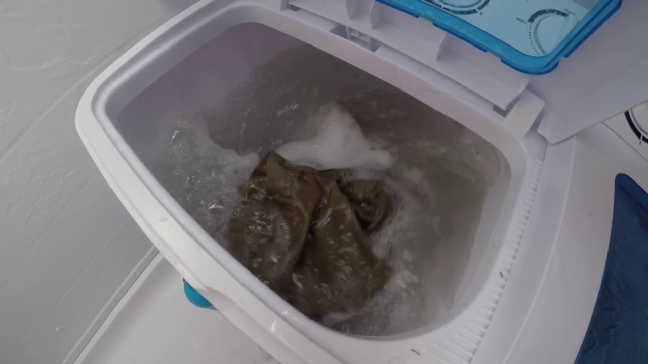 splendid portable washer for camper RV - YouTube