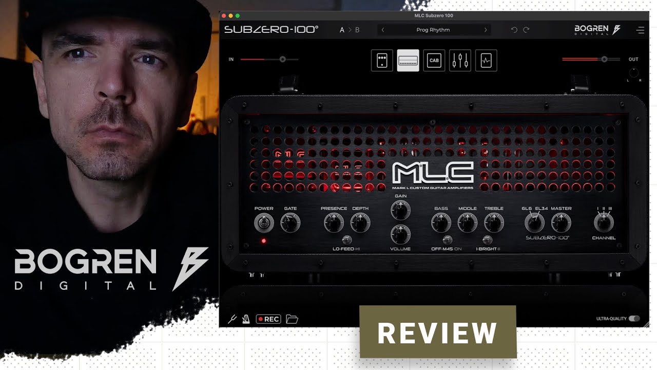 This NEW Custom Guitar amp-sim blew my mind! || Bogren digital - MLC Subzero 100 review - YouTube