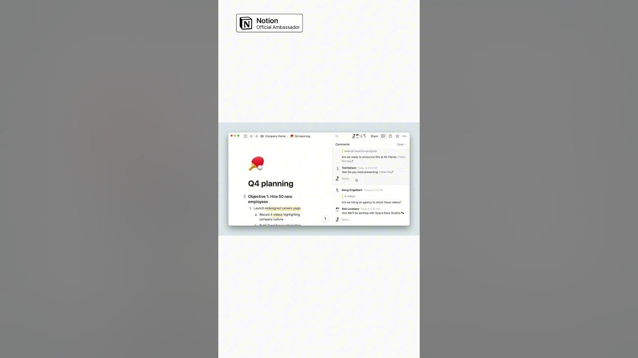 Notion Basic: Comment | Learn with msyo - YouTube