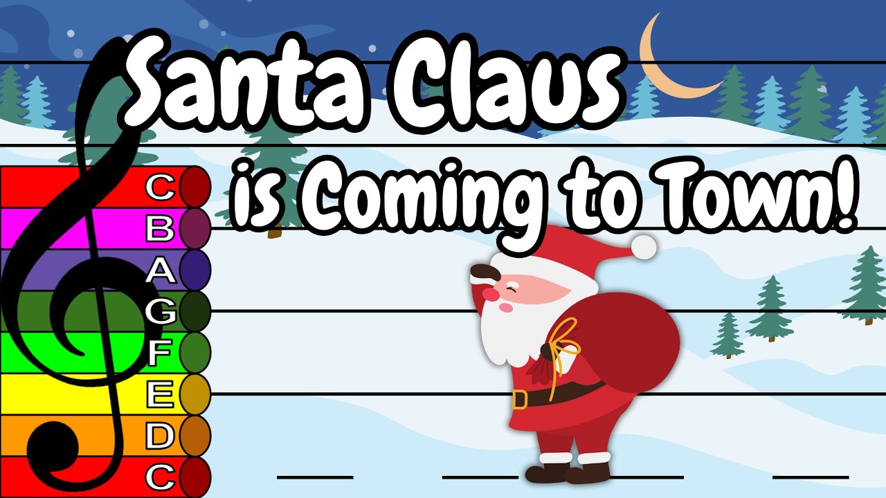 Santa Claus is Coming to Town - Treble Clef Boomwhacker Play Along ...