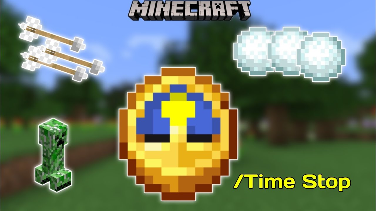 Wahh!!! ini Dia Cara Membuat time Stop dan 6 Item Unik Di Minecraft ...