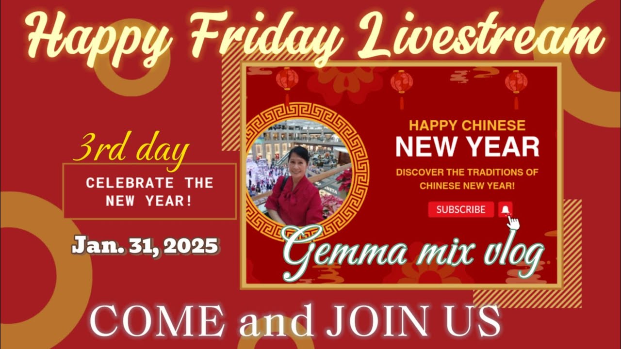 #162live Happy Friday Livestream 3rd day of Chinese New year 2025. Like ...