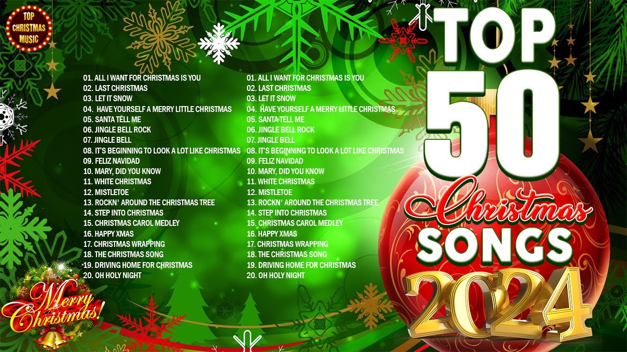Best Christmas Songs of All Time🎄Top 50 Christmas Songs Playlist 2024🎅🏼 ...