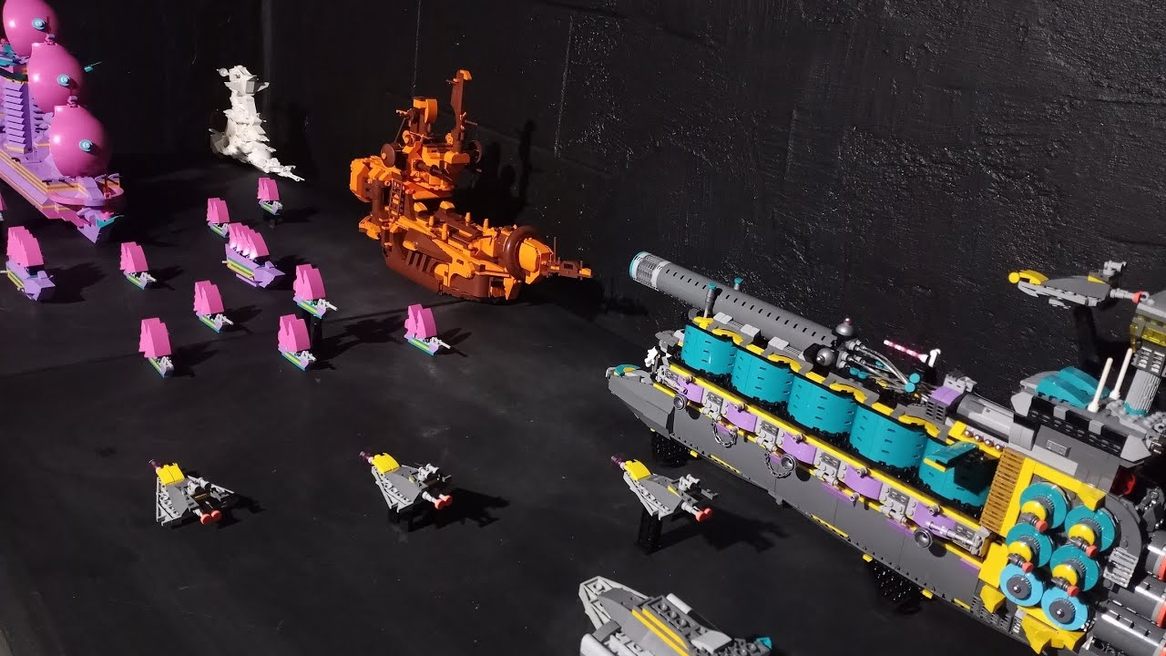 LEGO Space Battle! - YouTube
