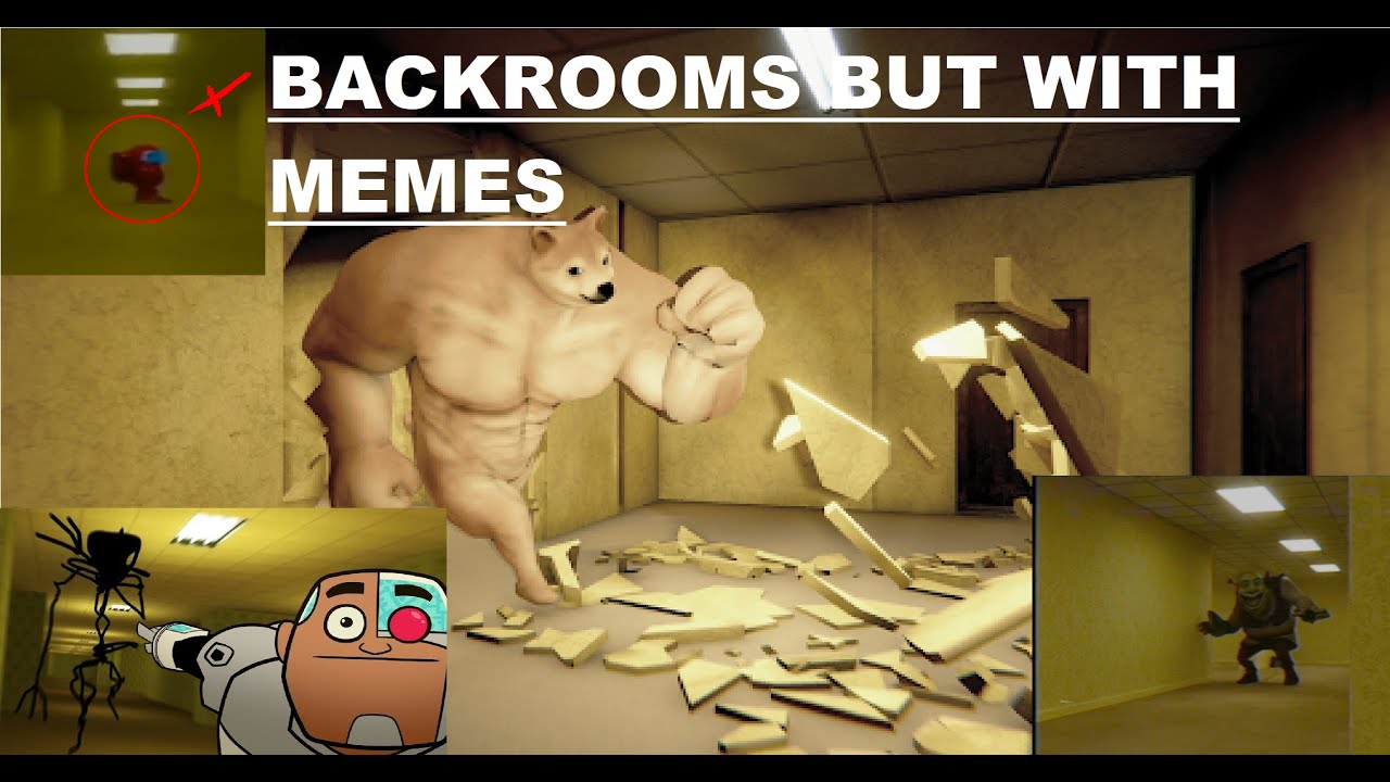 THE BACKROOMS BUT WITH MEMES - YouTube