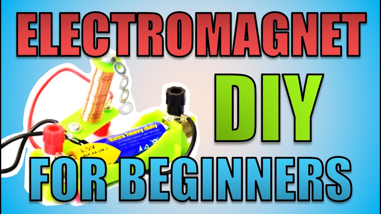 Simple DIY Electromagnetic Experiment | Tutorial for Beginners - YouTube