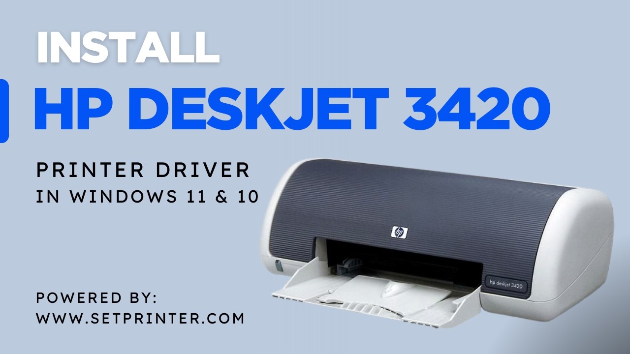 How to Download & Install HP Desktop 3420 Printer Driver in Windows 10 ...