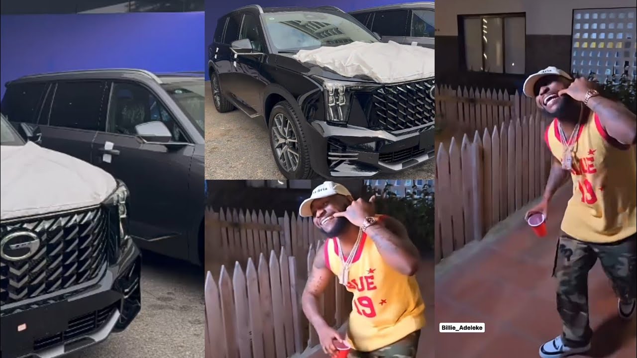 Davido gifts his team brand new cars worth 200 million naira - YouTube