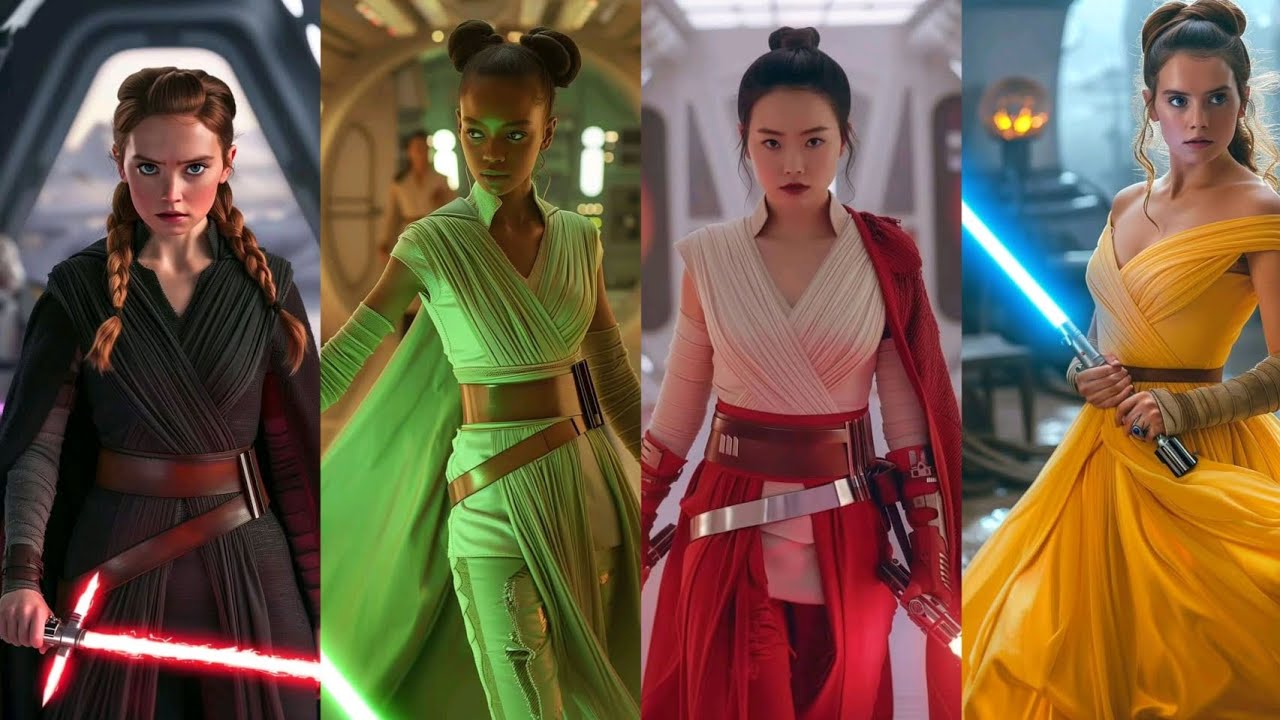 Disney princesses in Star Wars. #disney #disneyprincesses #StarWars #ai ...
