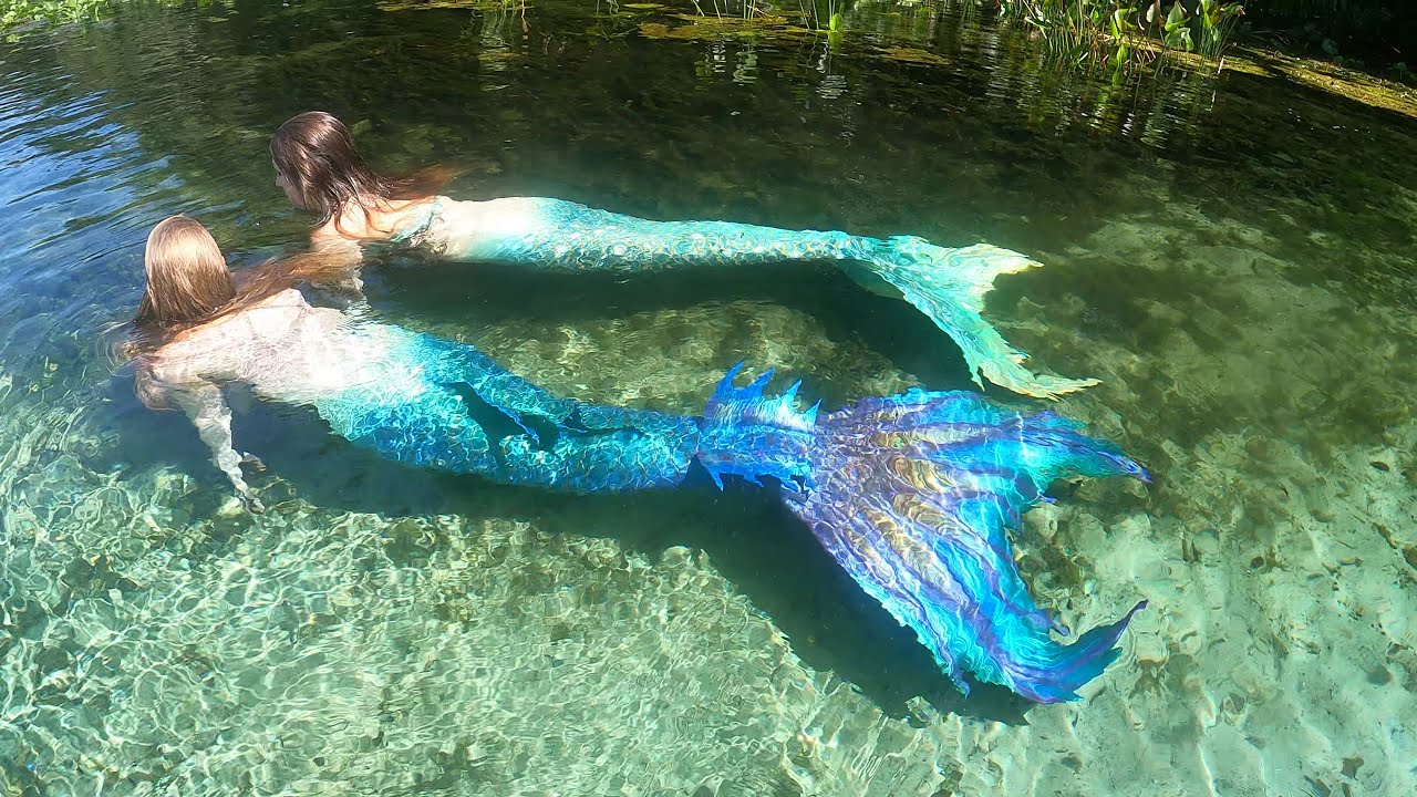 MERMAIDS EXPLORE LUSH ALEXANDER SPRINGS | Mermaid Florida Adventure ...