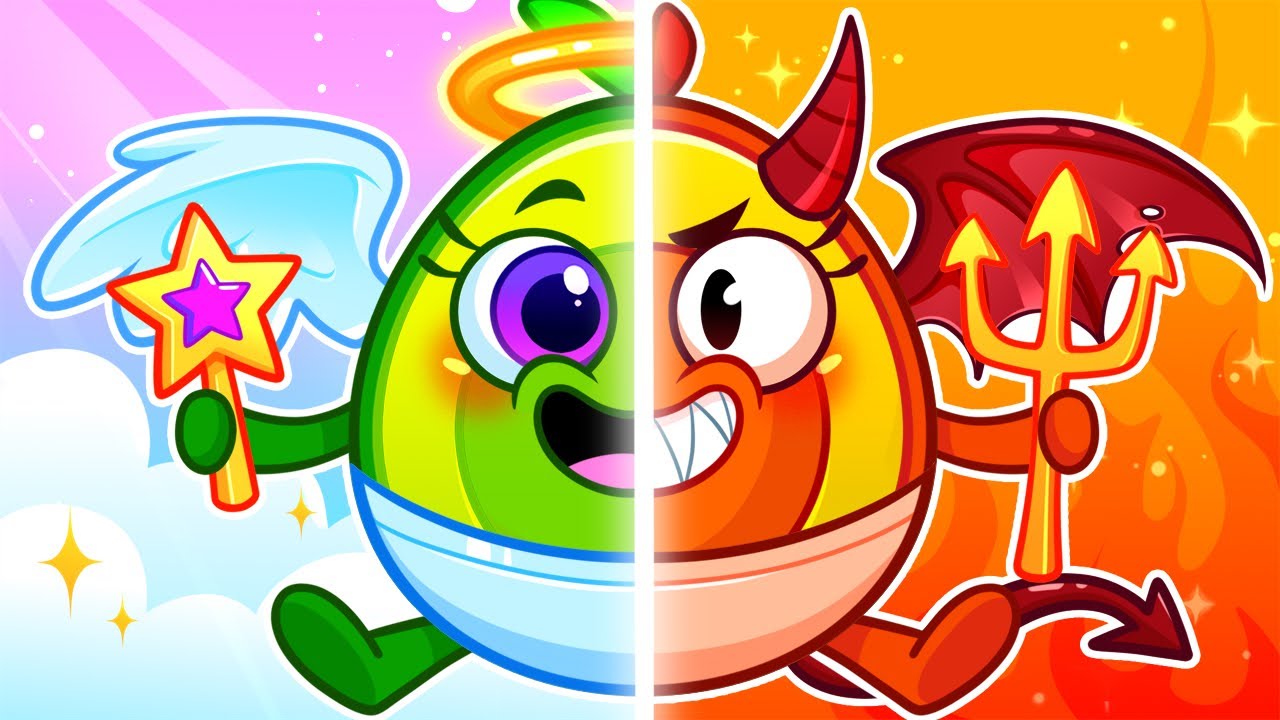 😇 Angel vs Demon Baby Challenge 😈 || Good Habits For Kids by Meet Penny ...