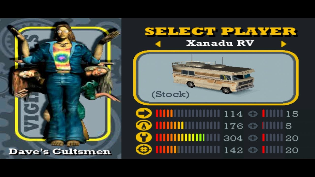 Dave's Cultsmen - Xanadu RV [Vigilante 8 2nd offense - PS1] - YouTube