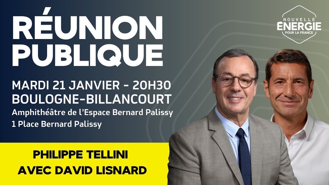 Réunion publique avec Philippe Tellini en présence de David Lisnard ...