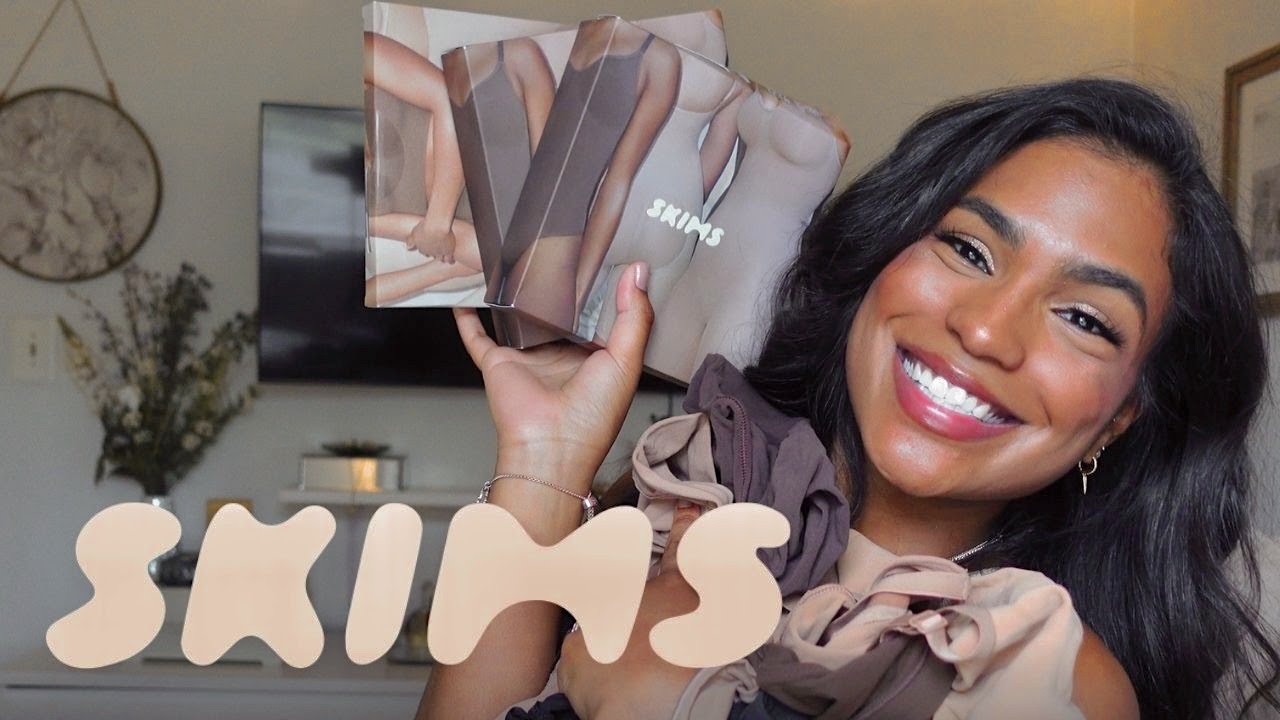 SKIMS ♡ HUGE TRY ON HAUL!! (first impressions shapewear, found my new ...
