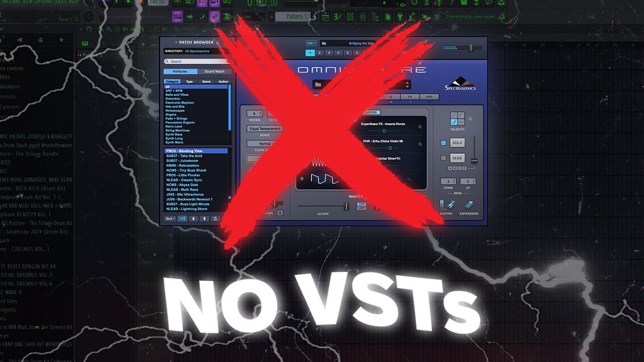 How To Make HARD BEATS with NO VSTs | Fl Studio Tutorial - YouTube