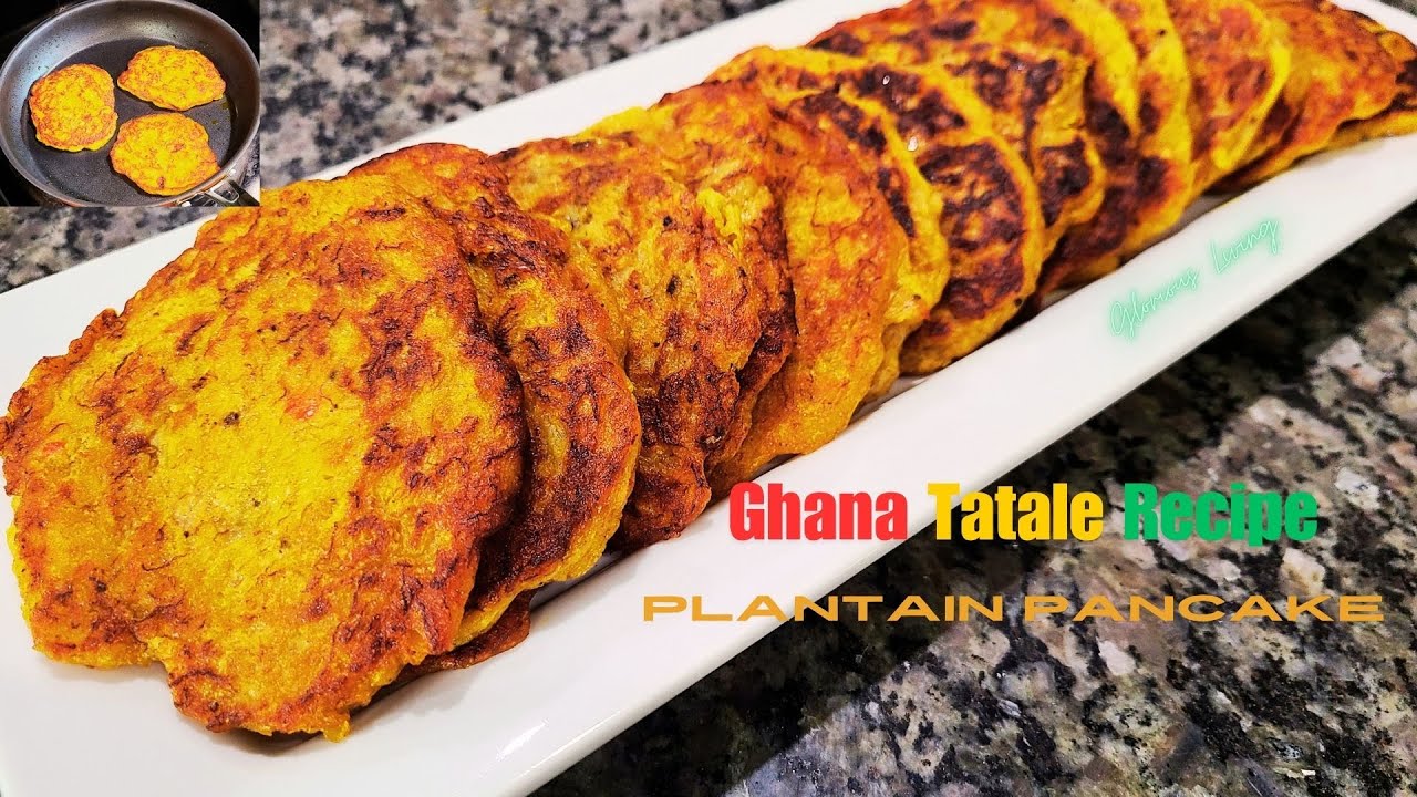 How To Make Ghana Tatale// Cooking Recipe For Over Ripe Plantain ...