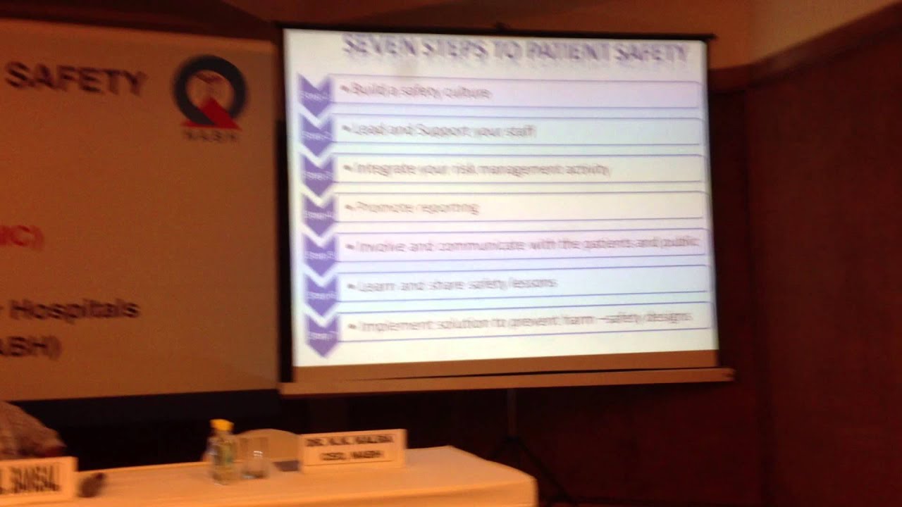 Seven Steps to Patient Safety - YouTube